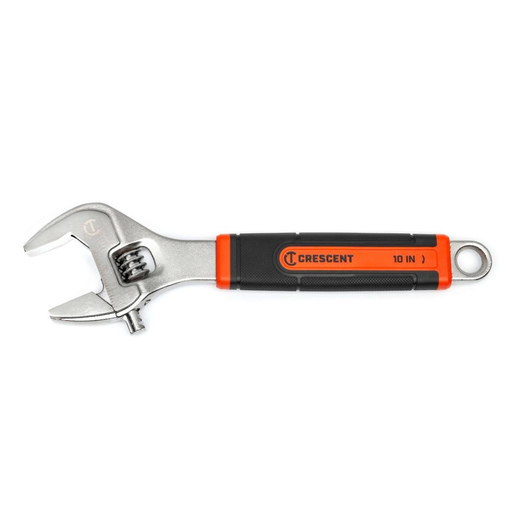 10" Adjustable Wrench with Quick-Fit-Jaw