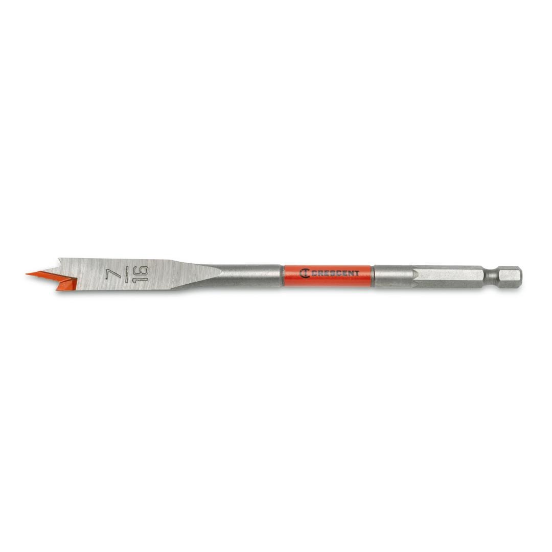 7/16 x 6" Flat Spade Drill Bit | Crescent Tools