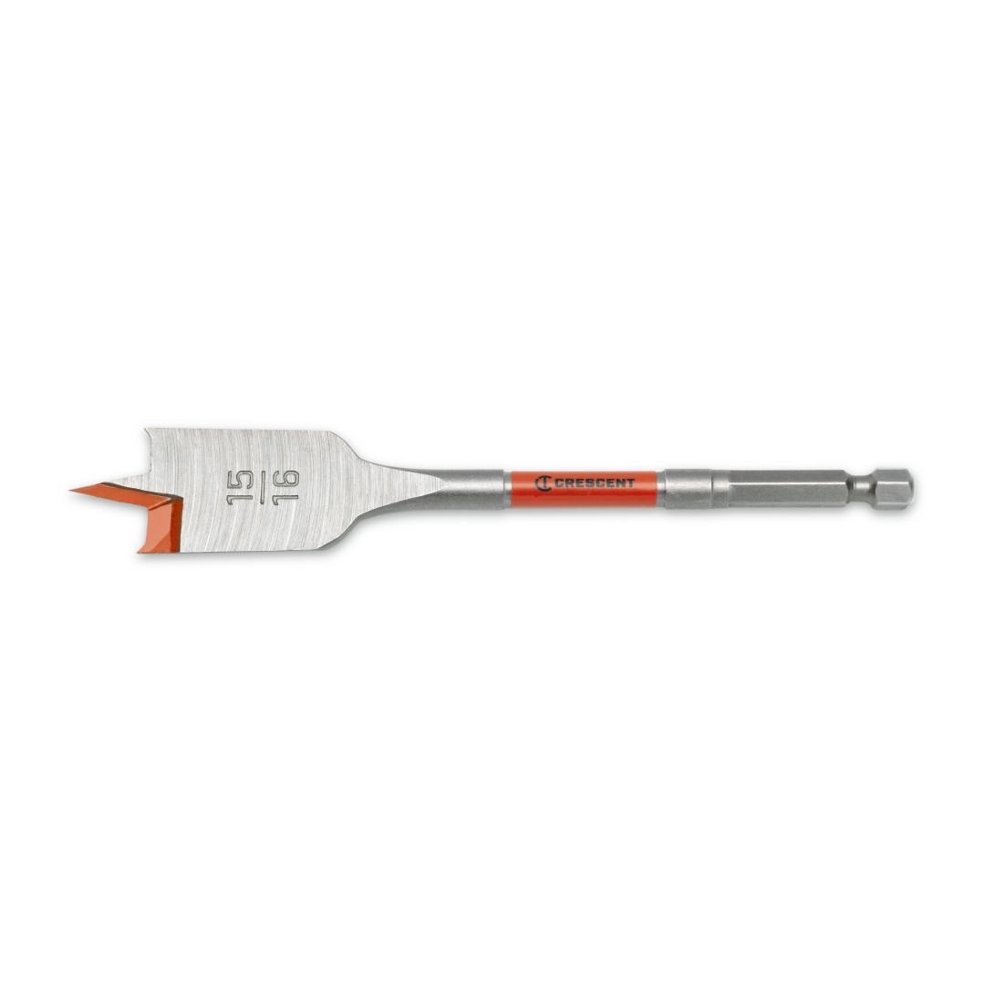 15/16 x 6" Flat Spade Drill Bit | Crescent Tools