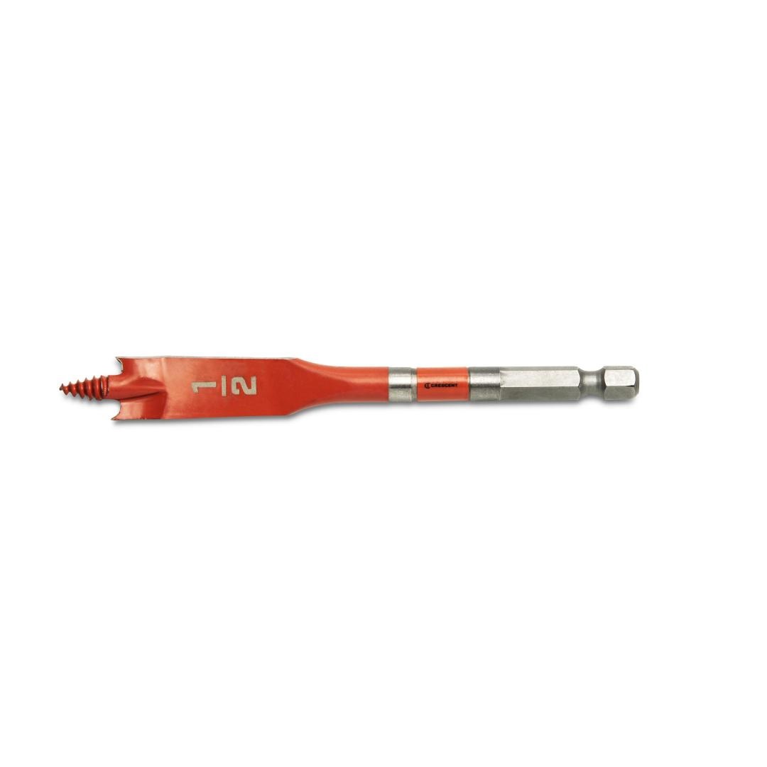 1/2 x 4" Screw Point Spade Drill Bit | Crescent Tools