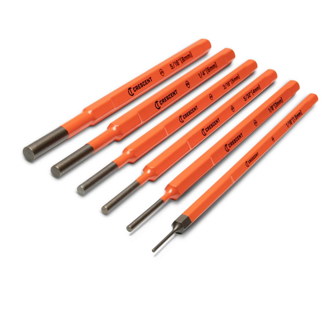 6 Pc. Pin Punch Set | Pin Punches | Crescent Tools