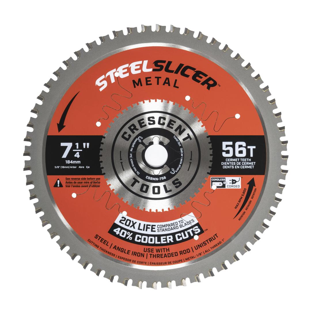 7-1/4" x 56-Tooth SteelSlicer™ Thin Metal Circular Saw Blade