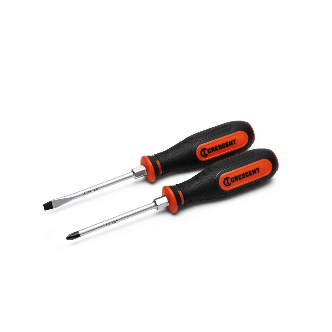 2 Piece Dual Material Screwdriver Set | Crescent