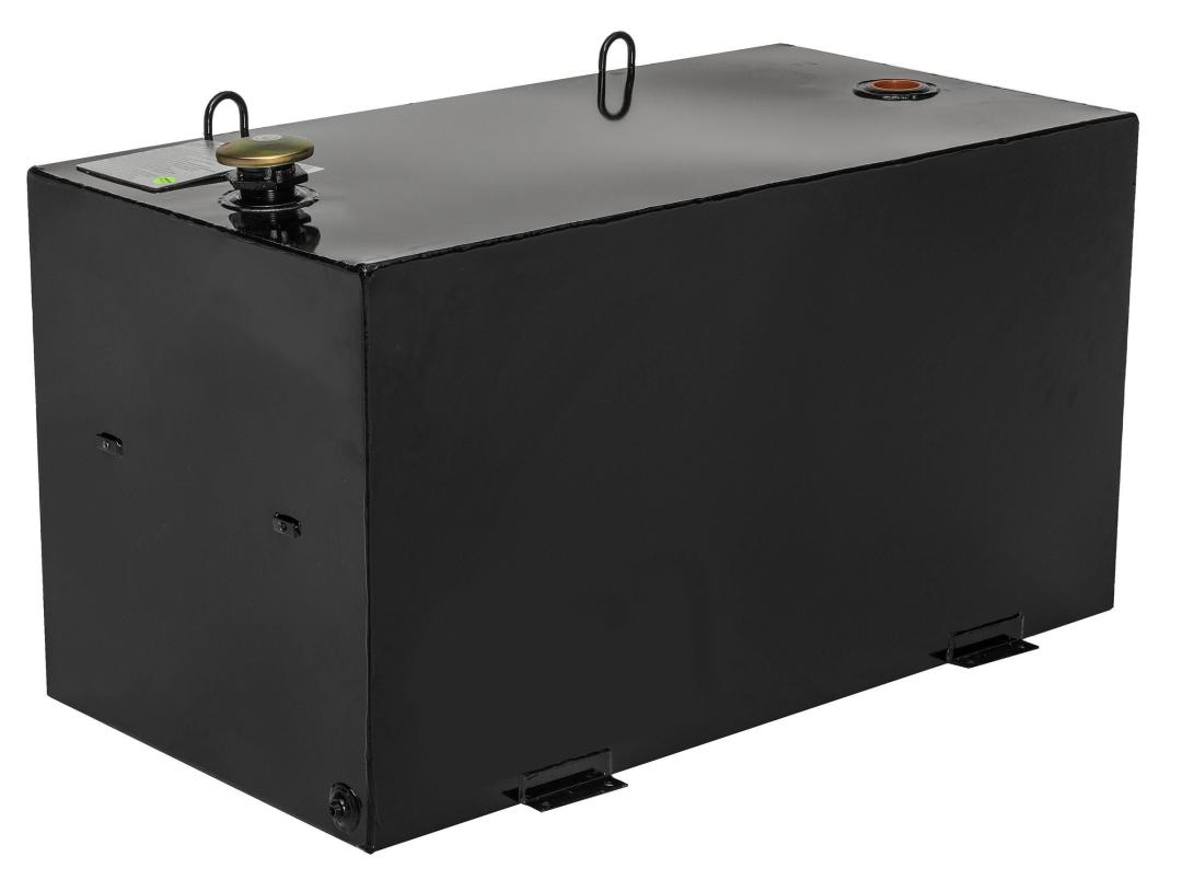 100 Gallon Rectangular Steel Liquid Transfer Tank for Trucks