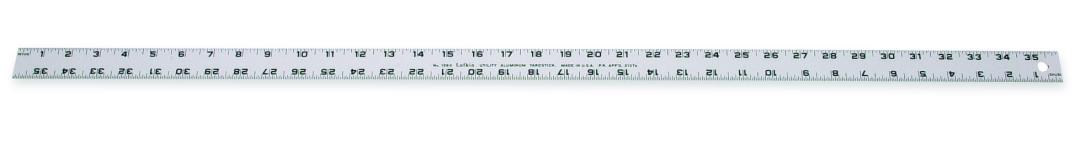 15/64" x 3' Aluminum Yardstick | Crescent Lufkin