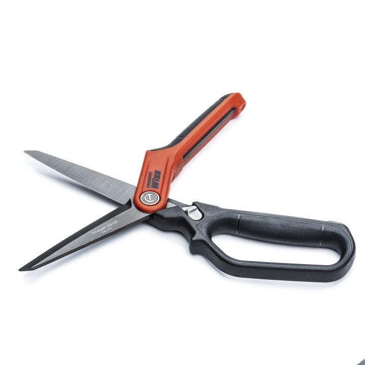 11" Heavy-Duty Titanium Coated Single Ring Tradesman Shears